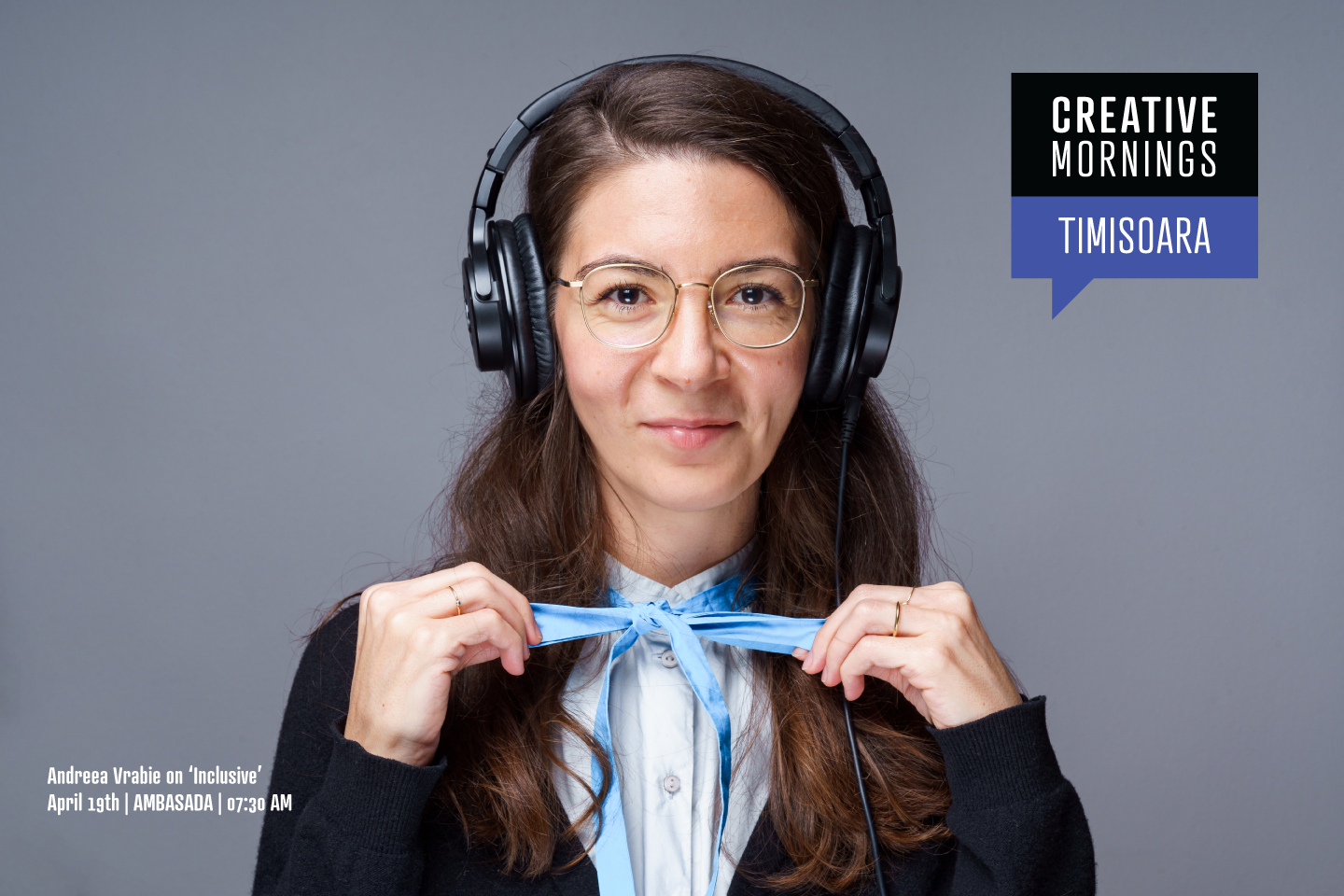 Andreea Vrabie on 'Inclusive' | CreativeMornings/Timisoara