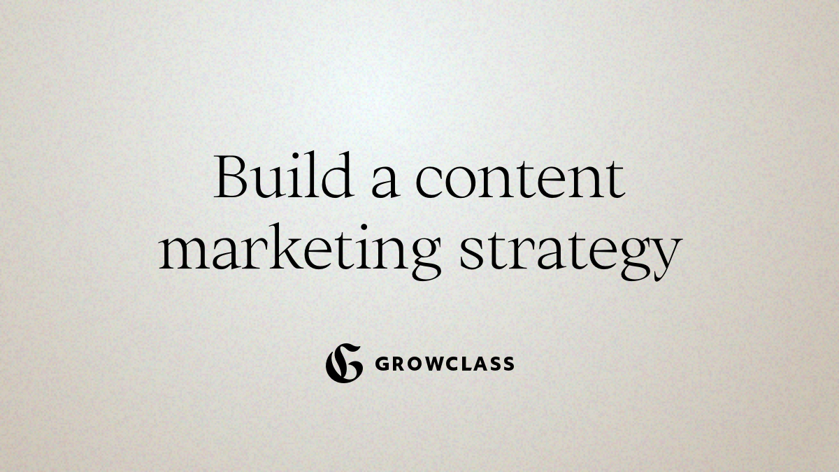 📈 Build a content marketing strategy that works | Virtual FieldTrips | CreativeMornings