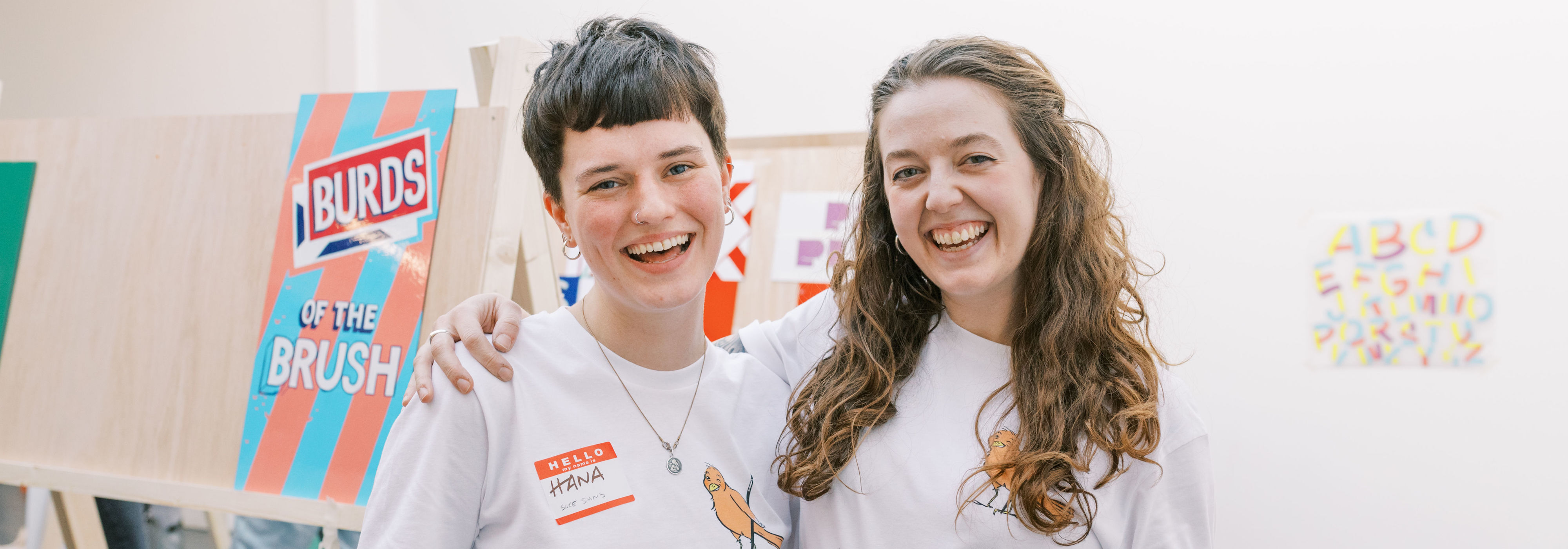 Sign of the times : Rachel E Millar & Hana Lindsay of the Bungo Sign Co | CreativeMornings/Glasgow