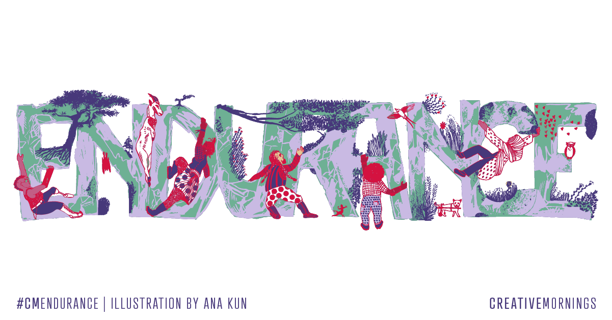 Endurance: Sandra Mellone | CreativeMornings/Brussels