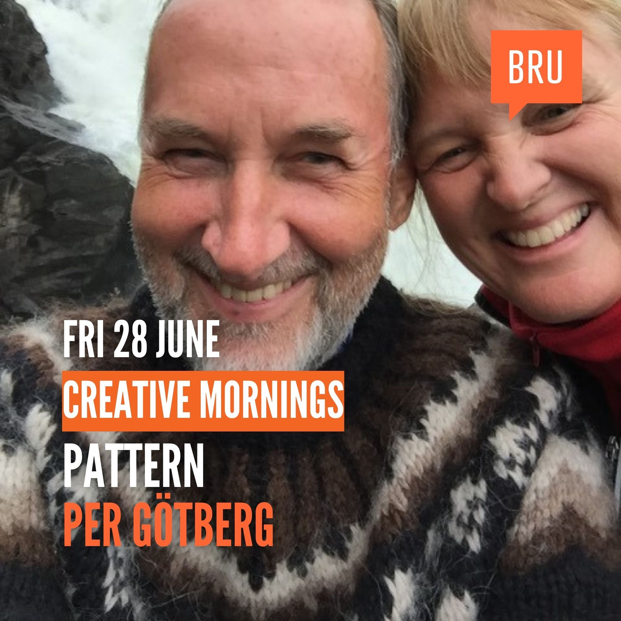 Pattern: Per Götberg | CreativeMornings/Brussels