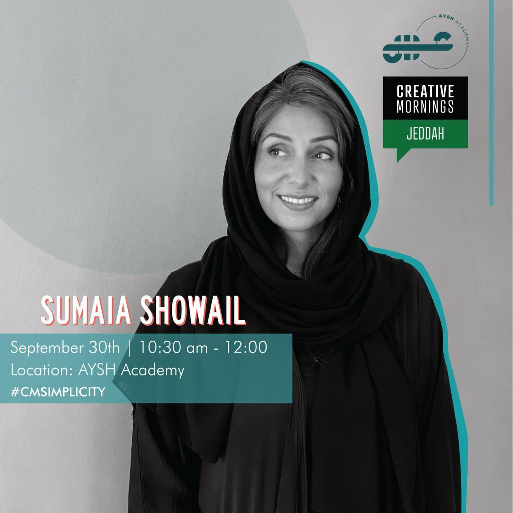 Sumaia Showail | CreativeMornings/Jeddah