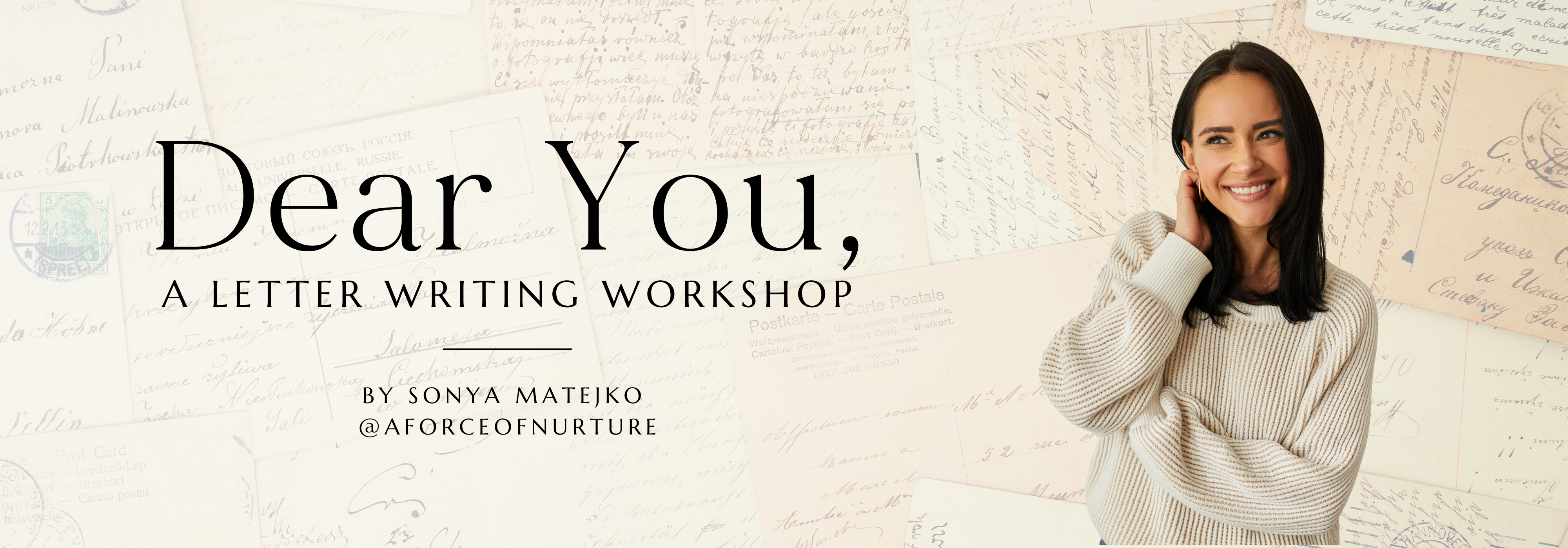 Dear You, a letter writing workshop | Virtual FieldTrips | CreativeMornings