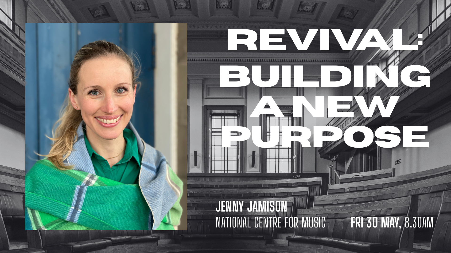 Jenny Jamison: Building A New Purpose | CreativeMornings/Edinburgh