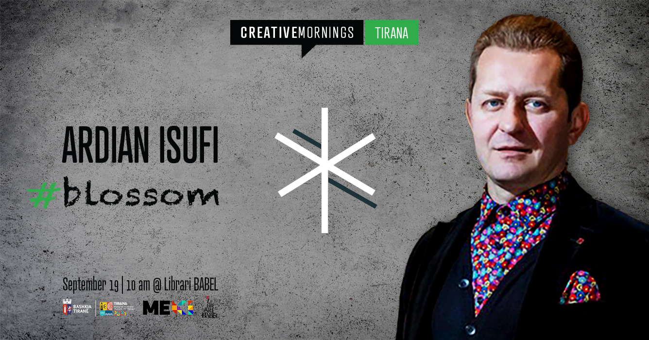Ardian Isufi about Blossom | CreativeMornings/Tirana
