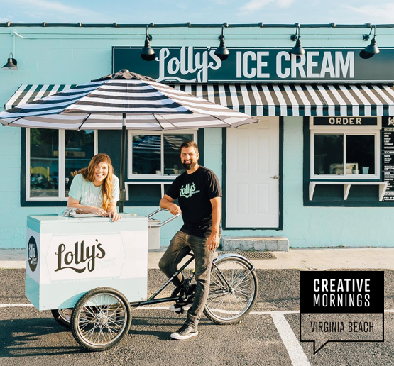 Joey Launi of Lolly's talks about the SOFT side of business | CreativeMornings/Virginia Beach