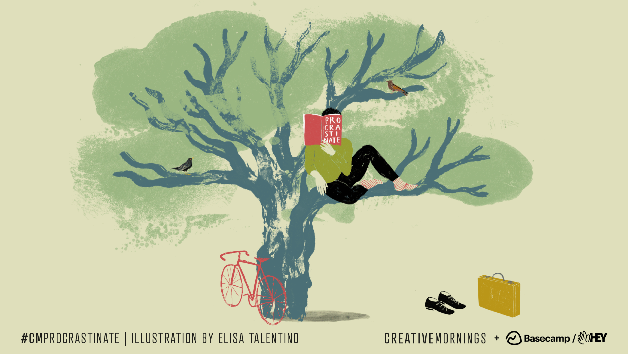 Procrastinate - CreativeMornings themes