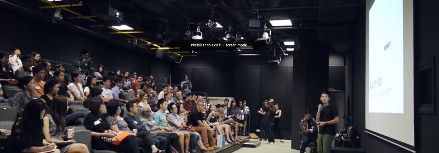 Aaron Koh | The Power of Constraints | CreativeMornings/SG