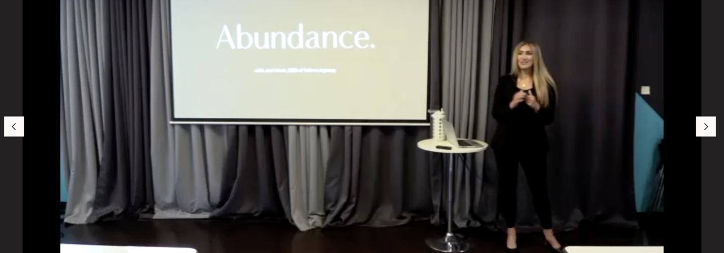 Jesi Hook | "Abundance" - December 2022 | CreativeMornings/PHX
