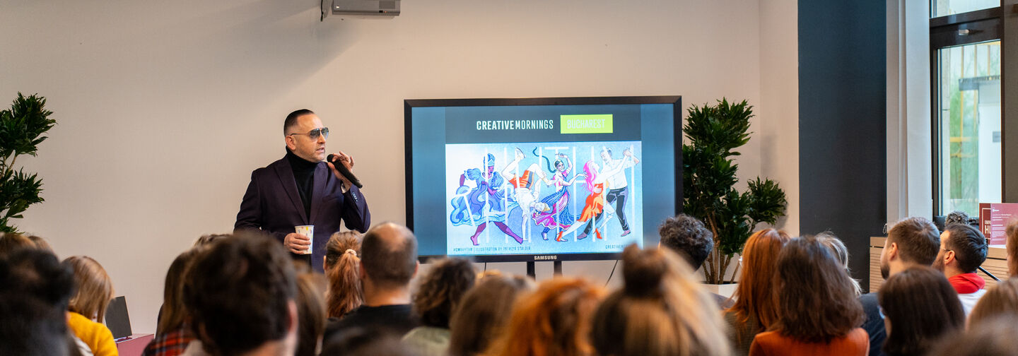 Răzvan Mazilu | RHYTHM | CreativeMornings/BUC