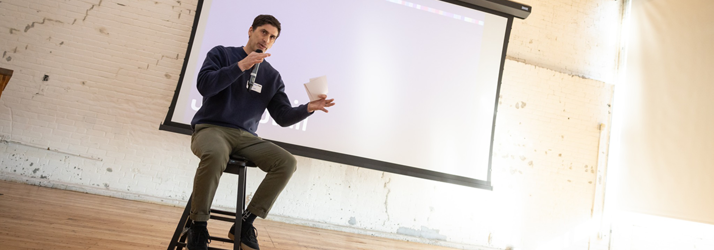 John Gwin | John Gwin talks about "Pain" | CreativeMornings/PHL