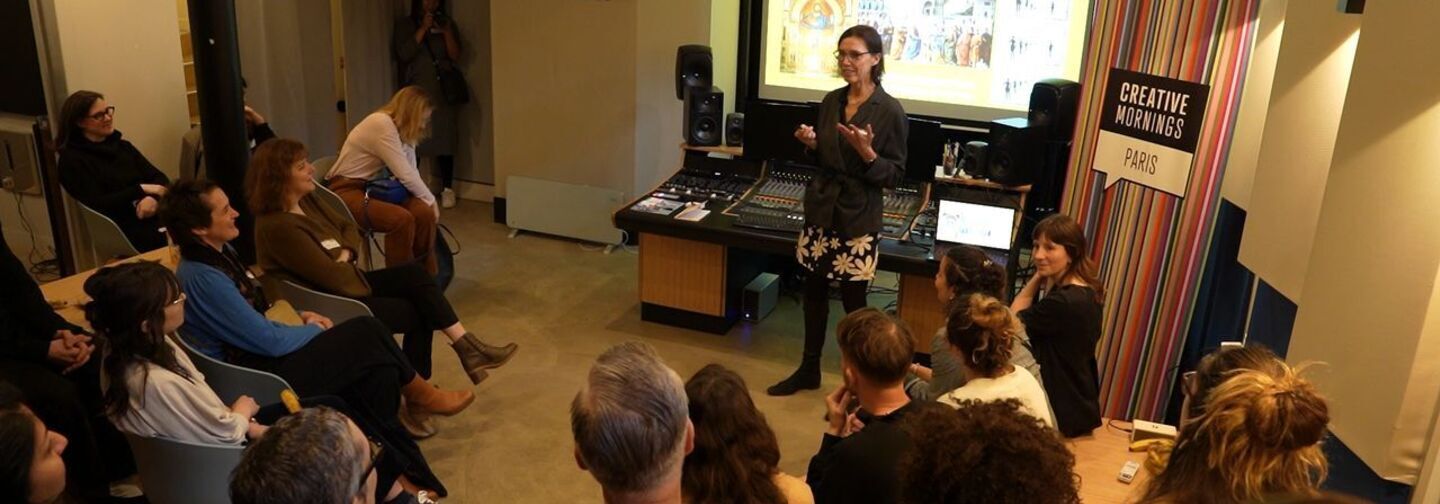 Eléonore Pironneau | Eléonore Pironneau, theme: Perspective | CreativeMornings/PRS