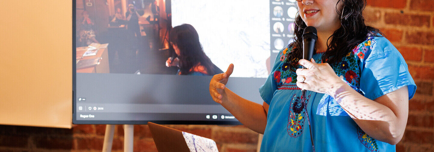 Luz Bratcher | The Golden Repair: Art as Healing | CreativeMornings/SEA