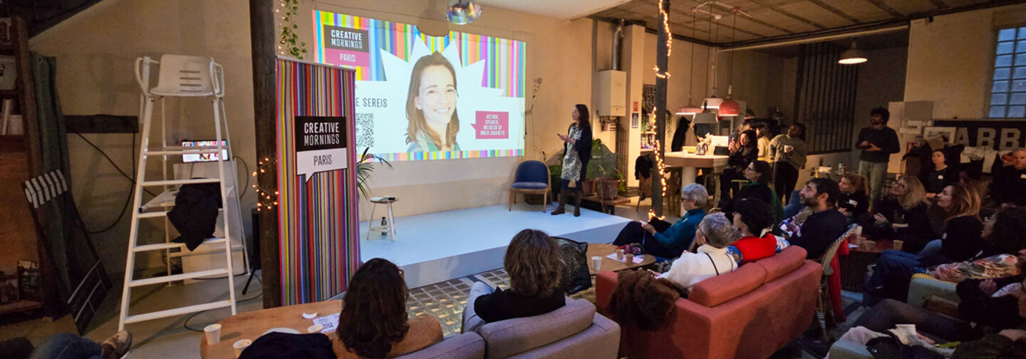 Camille Sereis | Le CYCLE de la vie avec Camille Sereis | CreativeMornings/PRS