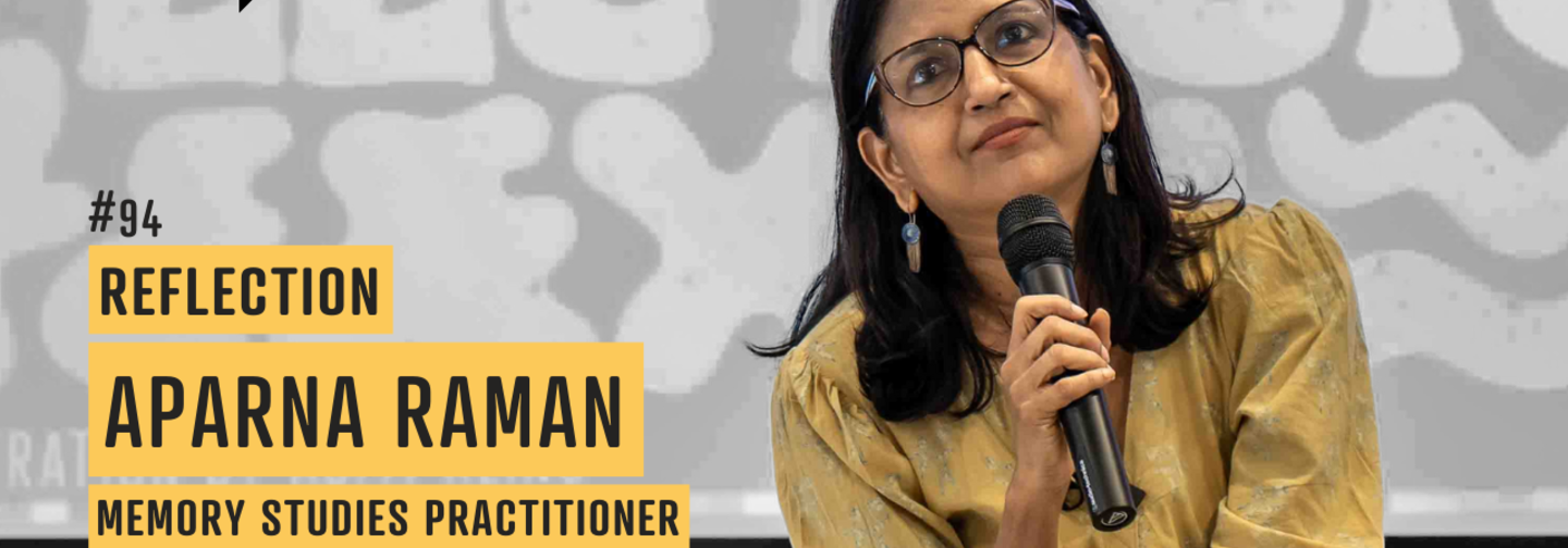 Aparna Raman | Inheritance of Memory | CreativeMornings/BLR