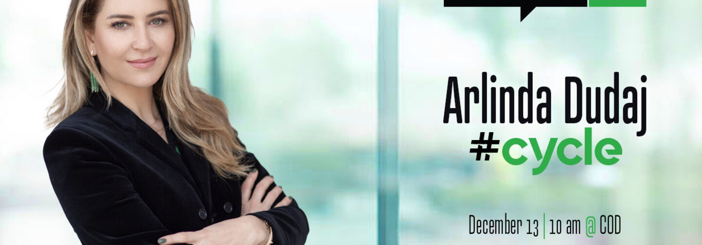 Arlinda Dudaj | about Cycle | CreativeMornings/TIR