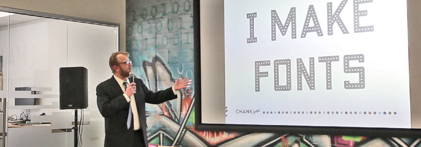 Chank Diesel | The Travelling Font Salesman | CreativeMornings/MSP