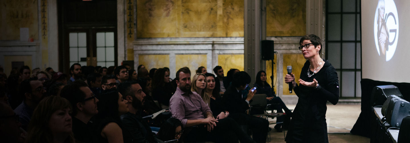 Nancy Mahon | Viva Glam & the M-A-C Aids Fund | CreativeMornings/NYC