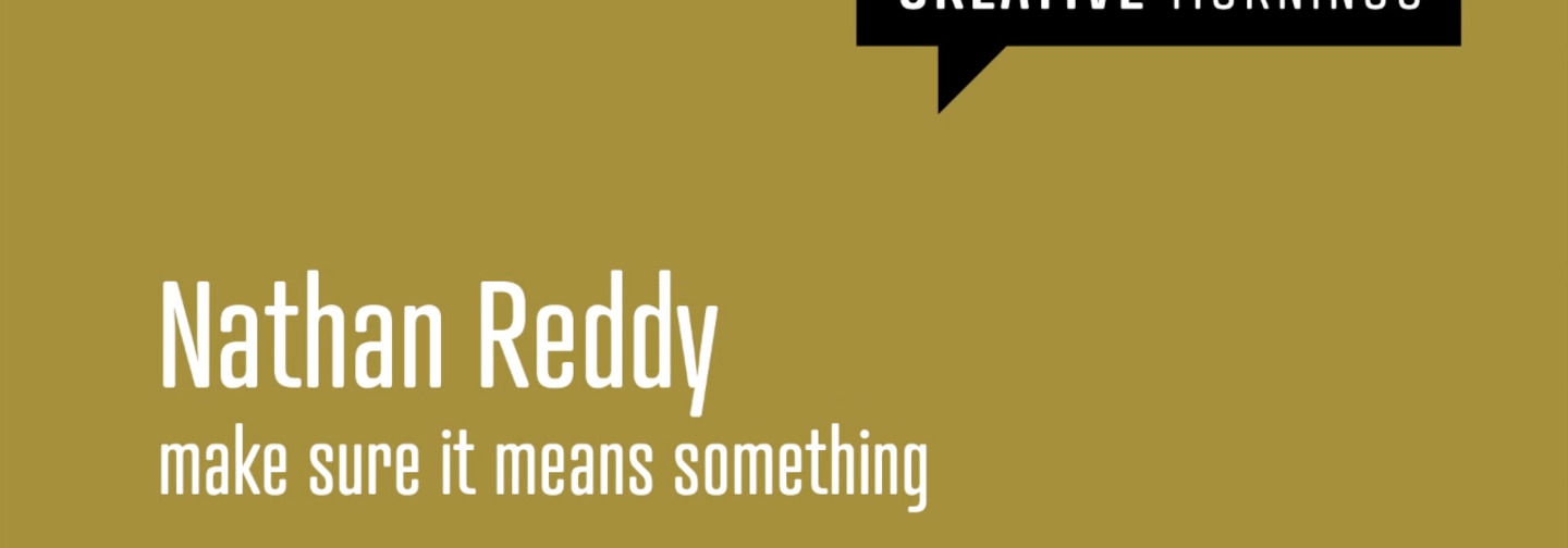 Nathan Reddy | Nathan, Grid, Minimal | CreativeMornings/JHB