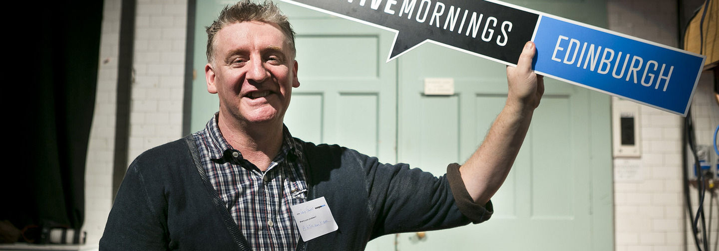 Gerry Farrell | Feel Less Immediately Pessimistic | CreativeMornings/EDI