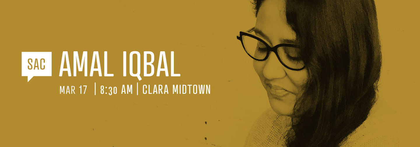 Amal Iqbal | Studio FIG | CreativeMornings/SAC