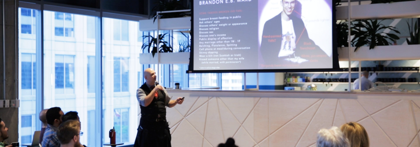 Brandon Ward | Taboo | CreativeMornings/DAL