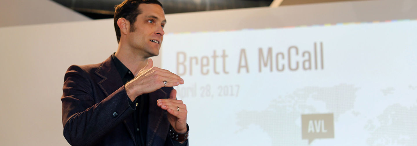Brett A McCall | Beyond Reality | CreativeMornings/AVL