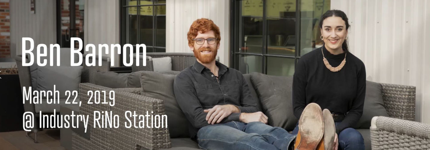 Ben Barron | The Music of Water | CreativeMornings/DEN